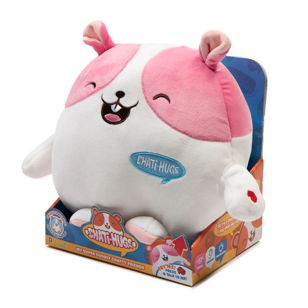 Интерактивная мягкая игрушка Chati-Hugs Розовый хомяк купить на OZON по ...