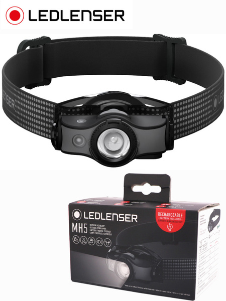 Налобный фонарь Led Lenser MH5 (502147) с аккумулятором купить на OZON ...