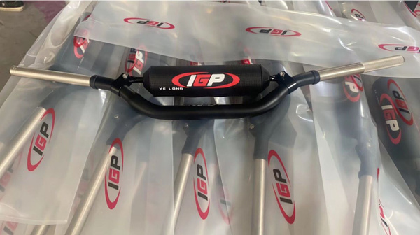 Руль усиленный IGP TwinWall 22 - 28 мм, алюминиевый для эндуро мотоцикла. Руль эндуро твин вал ...