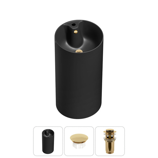 Напольная раковина для ванной Wellsee Callipy Art 20217203R в наборе 3 ...