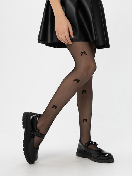 Колготки Девочки Acoola, размер 146, 152 черный Трикотаж Китай На любой сезон Логотип купить c ...