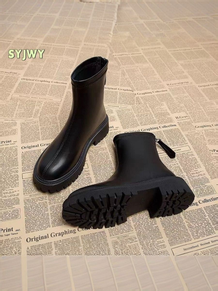 Полусапоги Женский SYJYW, размер 36 черный На любой сезон Толстый каблук купить c доставкой на ...