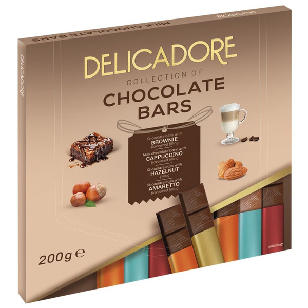 Шоколад BARON DELICADORE CHOCOLATE BARS плитки ассорти 200г купить на ...