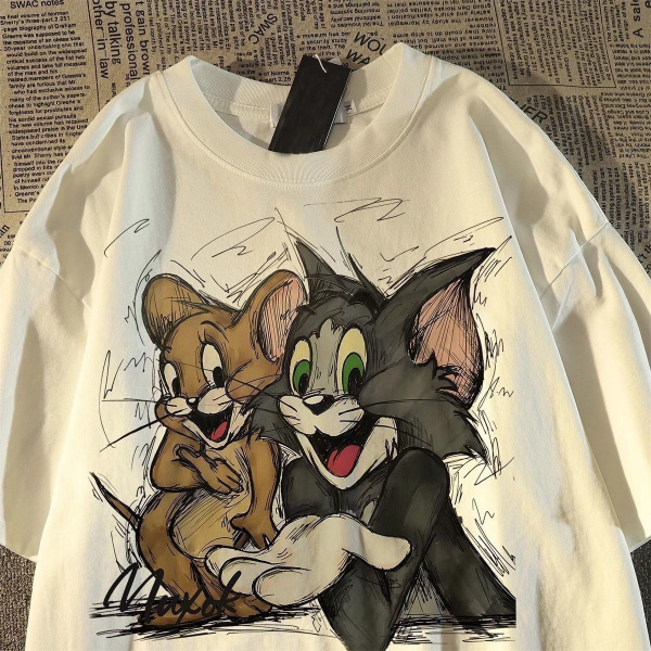 Футболка Женский, Мужской SYJWY белый Короткий, размер 56 Политекс Буквы и цифры ...