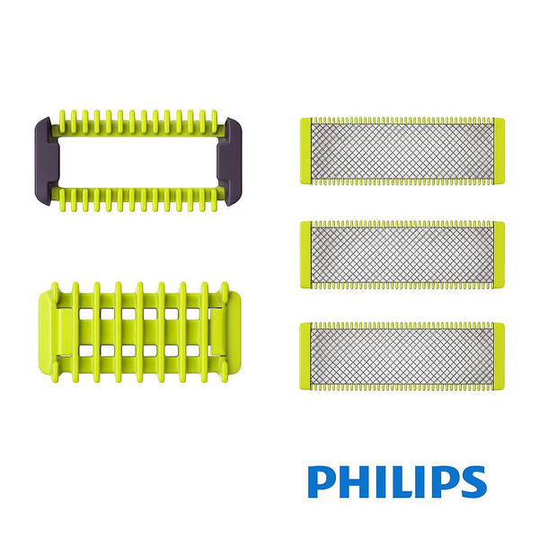 Сменные лезвия Philips OneBlade QP630/51 3 шт, Комплект для кузова 1шт ...