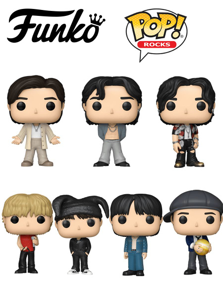 Funko POP! Rocks BTS Statue - Jung Kook Jimin V Jimin RM J HOPE Agust ...