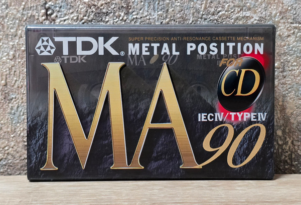Аудиокассета TDK MA90 купить на OZON по низкой цене (2367222420)