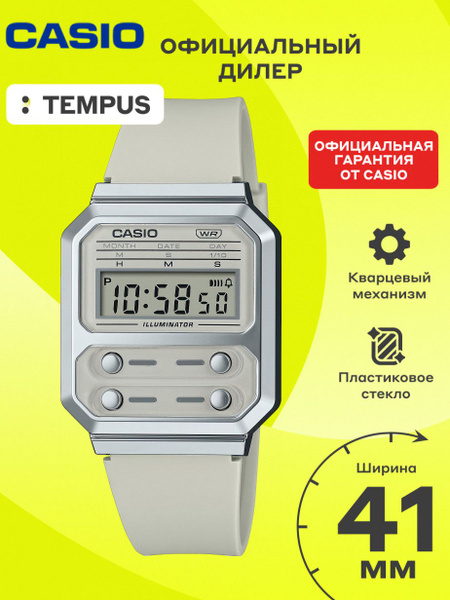 Характеристики Мужские наручные часы Casio Collection A-100WEF-8A ...