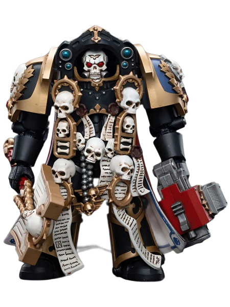 Подвижная фигурка JOYTOY Warhammer 40K Ultramarines Terminator Chaplain ...