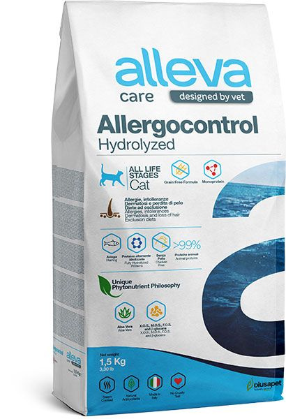 Alleva Care Cat Allergocontrol Сухой корм для кошек для снижения ...