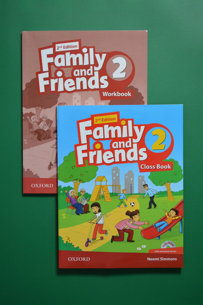 Family and Friends 2. Комплект: Учебник + Рабочая Тетрадь + CD/DVD ...