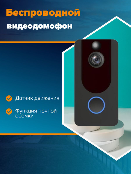 Видеодомофон Беспроводной Wi-Fi, 1024x768 купить по низким ценам в ...