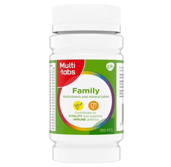 Multitabs family Витаминно-минеральный комплекс multi tabs, 190 таб ...