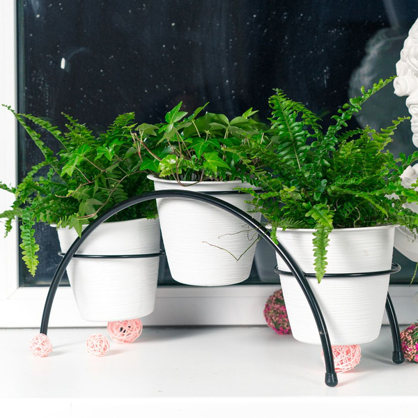 Подставка для цветов HiTSAD - купить в интернет-магазине OZON с доставкой по России (1412523868)