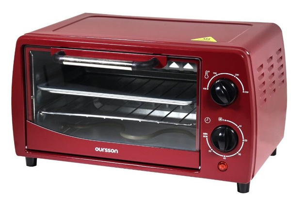 Мини-печь Oursson MO0907/DC, красный, 9 л купить по низкой цене с доставкой в интернет-магазине ...