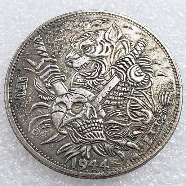 Монета America 1944 Wanderer One Dollars (Тигр с мечами) купить c доставкой на OZON по низкой ...
