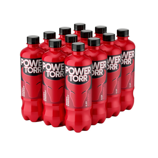 Энергетический напиток Power Torr Red, 12 шт х 500 мл - купить с ...