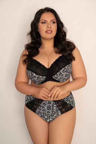 Бюстгальтер Женский Lady Lux классическая чашка, с мягкой чашкой, размер 100C черный Полиамид ...