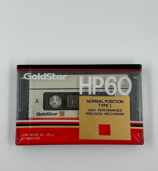 Аудиокассета Кассета Аудио COLDSTAR HP-60 в Запечатанной Упаковке ...