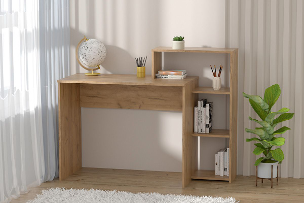 Письменный стол Диал Стол с полкой (ш1253*г505*в970мм)_Ц0065113 ...