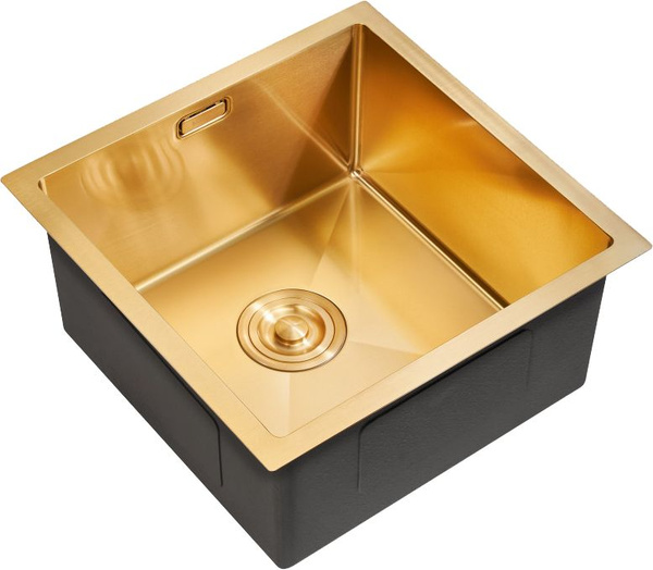 Мойка кухонная Milacio Steel Denia 44 MC.77438 металлическая, 44x44 ...