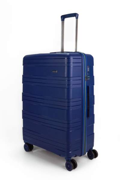 Чемодан Chemodan 360 большой из полипропилена на 4-х несъемных колесах с TSA замком (Slide ...