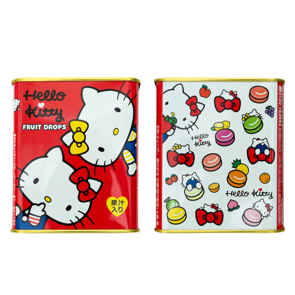 Японские леденцы Hello Kitty в банке фруктовое ассорти, Sakumaseika Co ...