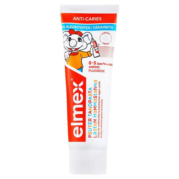 Зубная паста детская Elmex Anti-Caries от 0 до 5 лет, 75 мл - купить с ...