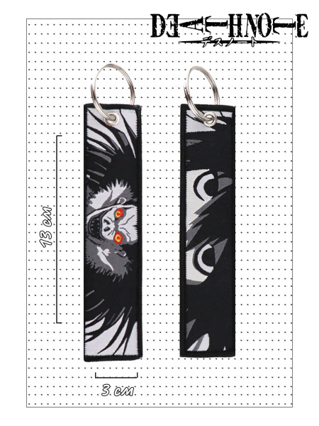 Брелок с вышивкой аниме Тетрадь смерти купить с доставкой по выгодным ценам в интернет