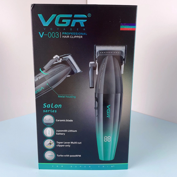 Машинка для стрижки VGR Профессиональная V-003, черный - купить по выгодным ценам в интернет ...