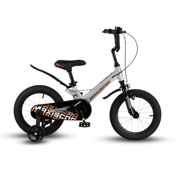 Велосипед Детский Maxiscoo SPACE Стандарт Плюс 14'' Серый Жемчуг (2024 ...