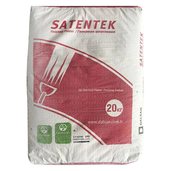 ШПАТЛЕВКА SATEN TEK финишная 20кг купить по низкой цене с доставкой в ...