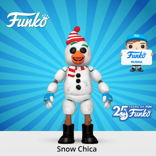 Фигурка Funko Action Figure Games FNAF Holiday Snow Chica/ Фанко ПОП по ...