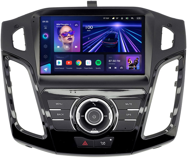Штатное головное устройство Teyes CC3 360 6/128 9 дюймов RM-9-2360 для Ford Focus 3 (2011-2019 ...