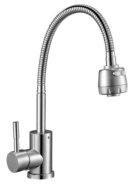 Смеситель Solone EZA4-A090 Нержавеющая сталь - купить по выгодным ценам в интернет-магазине OZON ...