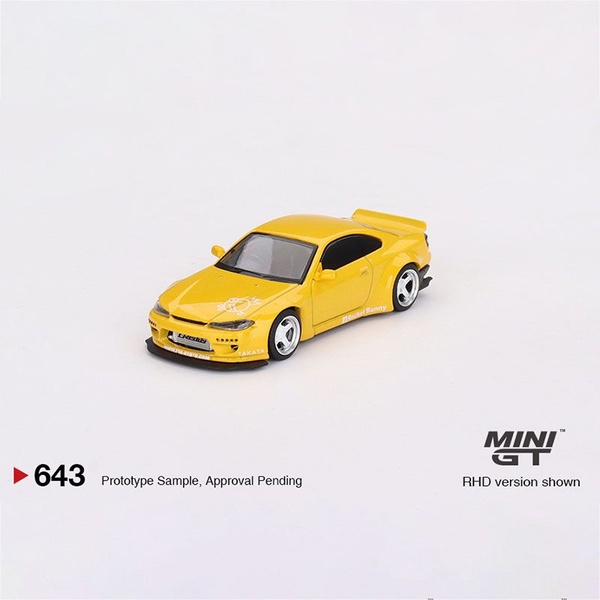 Машинка TSM Mini Gt 1/64 #643 Nissan Silvia (S15) Rocket Bunny Bronze ...
