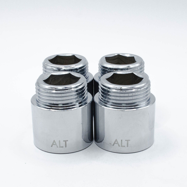 Altstream Удлинитель хромированный 1"x20 мм ВР-НР латунный (4 шт ...