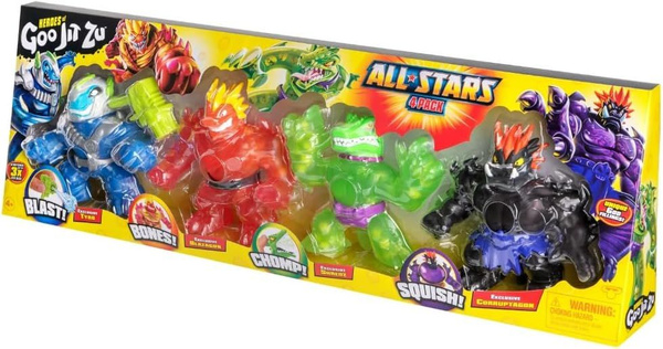 Герои Goo Jit Zu Special Edition All Stars 4 Pack - Тайро, Блазагон ...