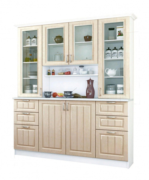 Буфет Микон Прованс 16 160x43x215 см купить c доставкой на OZON по ...