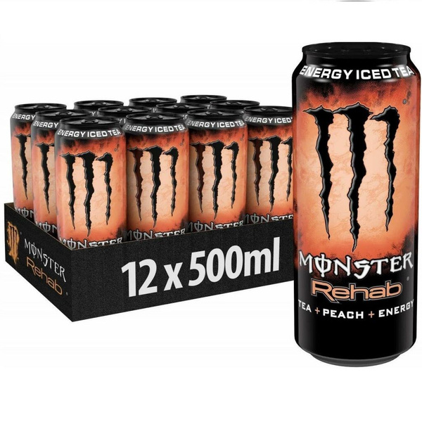 Энергетический напиток Monster Energy Rehab Peach Tea со вкусом ...