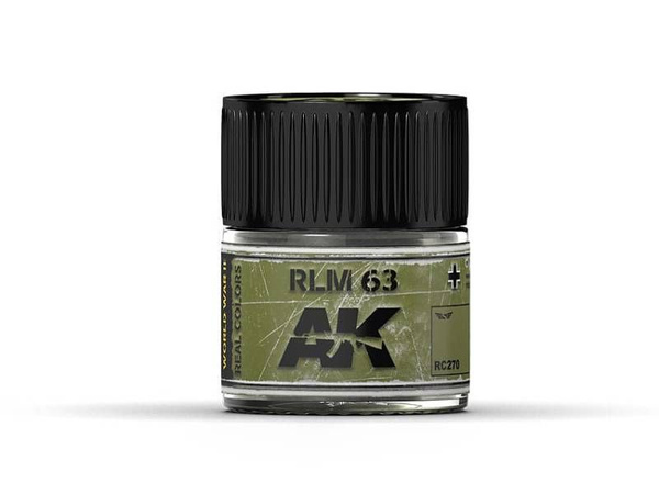 Акриловая лаковая краска AK Interactive Real Colors. RLM 63. 10 мл ...