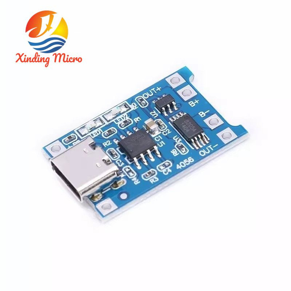 10 шт. Контроллер заряда TP4056 USB Type-C с защитой, модуль заряда li ...