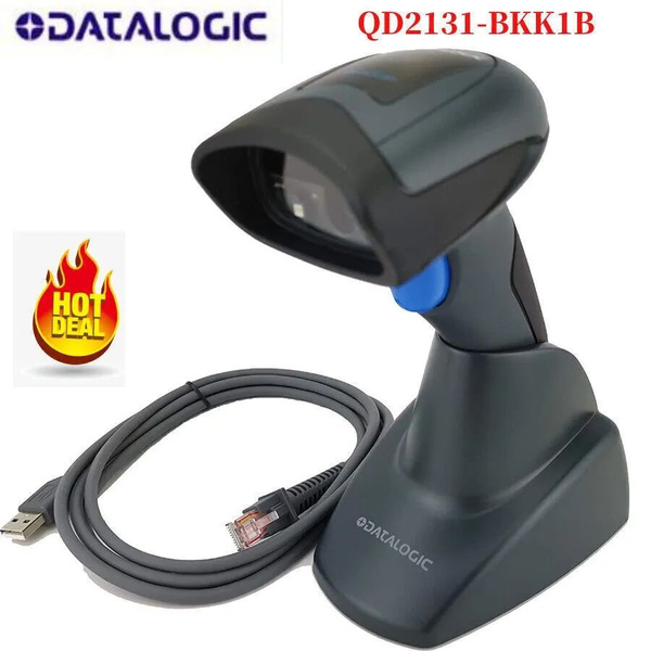 Datalogic QuickScan QD2131-BKK1B Ручной 2D сканер штрих-кодов с базовым ...