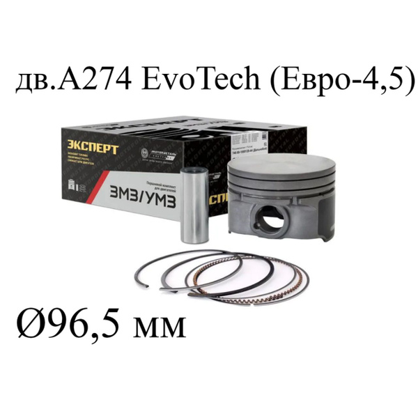 Моторокомплект А274.1004018 "B" МОТОРДЕТАЛЬ (Эксперт) А274 EvoTech (Евро-4,5) - Мотордеталь арт ...