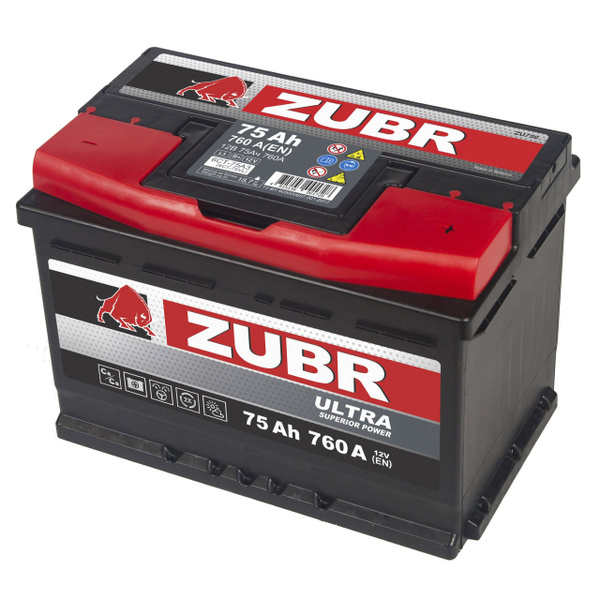 Аккумулятор автомобильный ZUBR 12V ZUBAR ULTRA 60Ah 600A L2 Обратный ...
