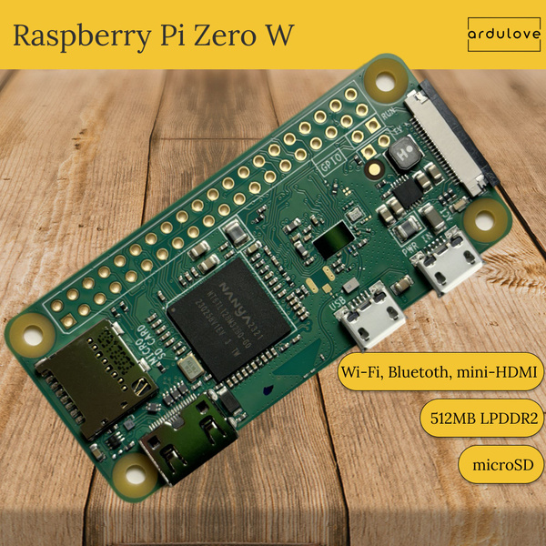 Микрокомпьютер Raspberry Pi Zero W - купить по низким ценам в интернет ...