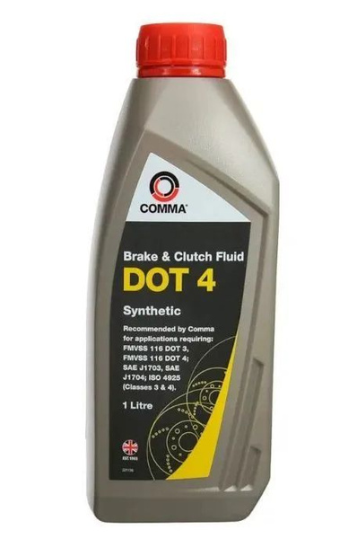COMMA DOT 4 Brake & Clutch Fluid 1л Тормозная жидкость купить на OZON ...