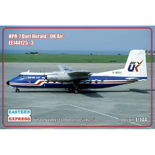 Сборная модель самолета Dart Herald "UK Air" 1/144 Восточный экспресс ...