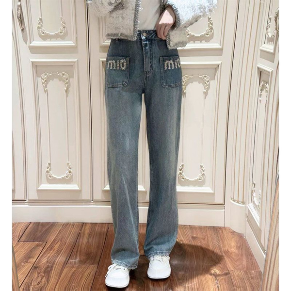 Джинсы Miu Miu купить с доставкой по выгодным ценам в интернет магазине Ozon 1629314711