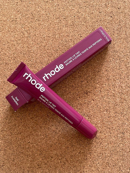 Пептидный бальзам для губ RHODE peptide lip tint raspberry jelly ...